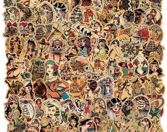 1975 Temporary Fake Tattoo Sticker set of 4 - Etsy