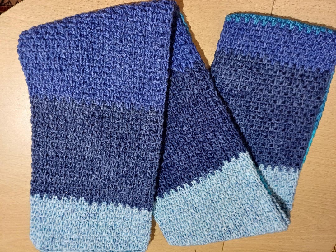 Linen Stitch Easy Scarf Crochet Pattern - Etsy