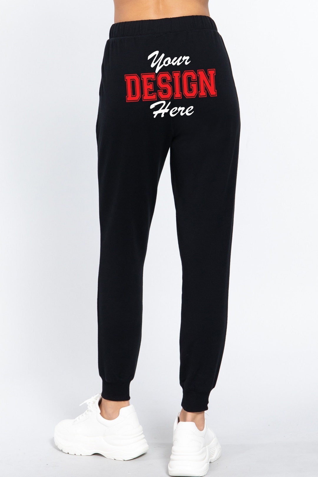 Custom Cotton Blend Sweat Joggers, Personalized Sport Gift - Etsy