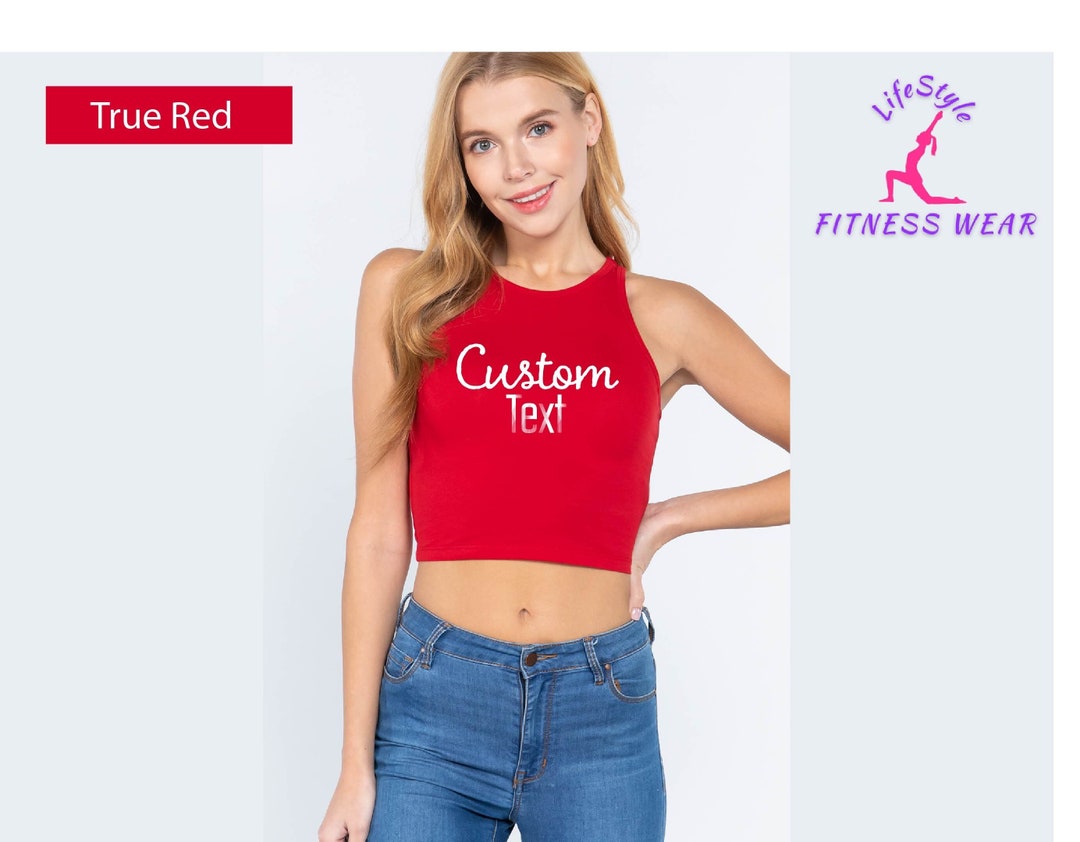 Personalized Crop Top, Custom Crop Top, Halter Neck Top, NFL, Super ...