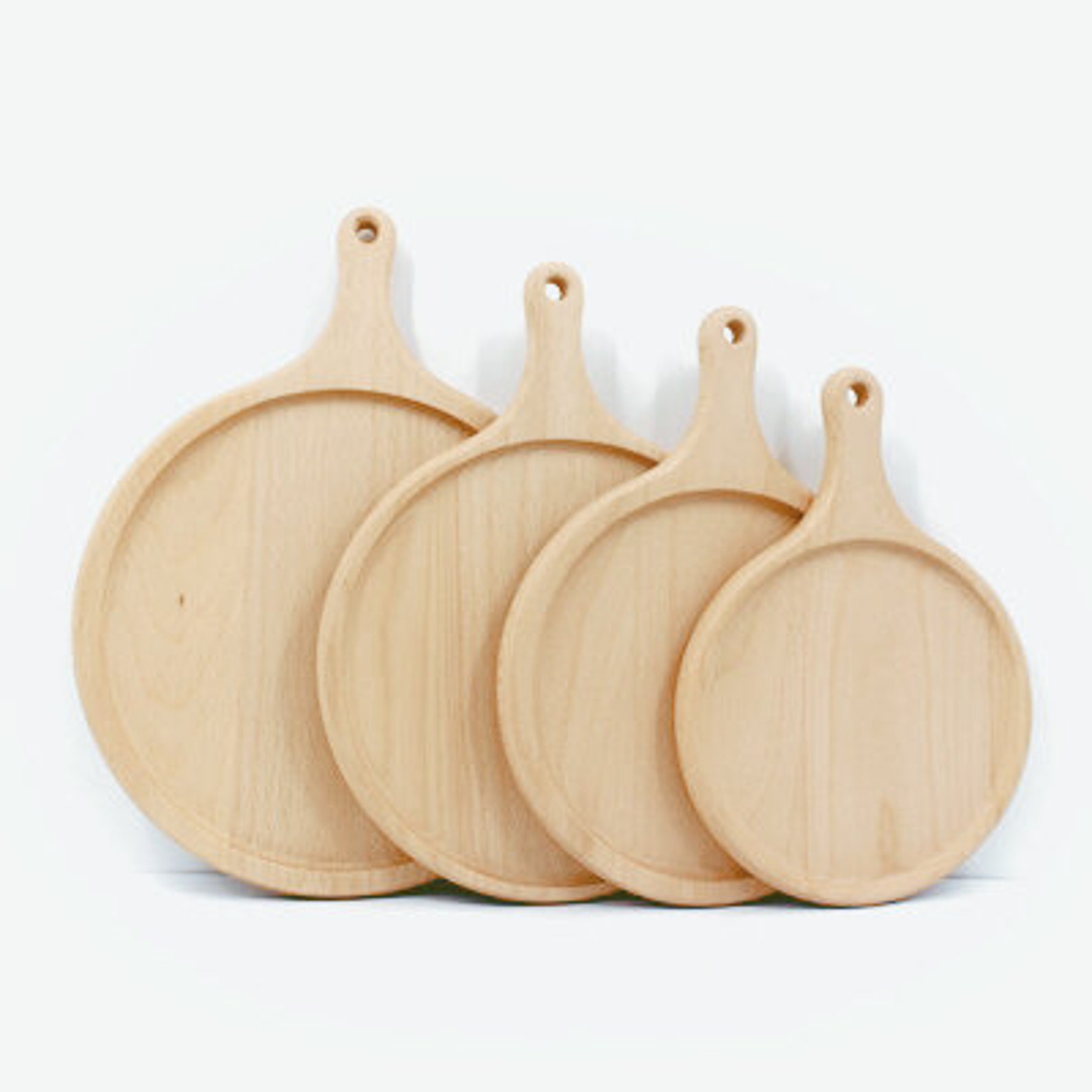 Handcrafted Customized Wood Pizza Holder Pan Pizza Peel in - Etsy