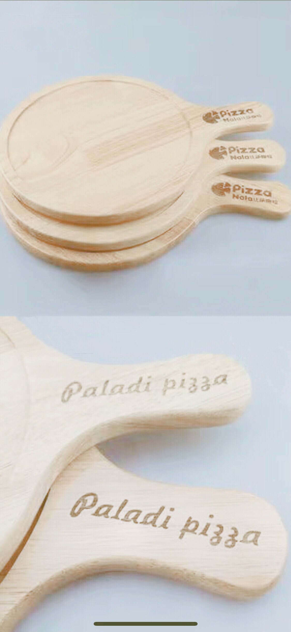 Handcrafted Customized Wood Pizza Holder Pan Pizza Peel in - Etsy