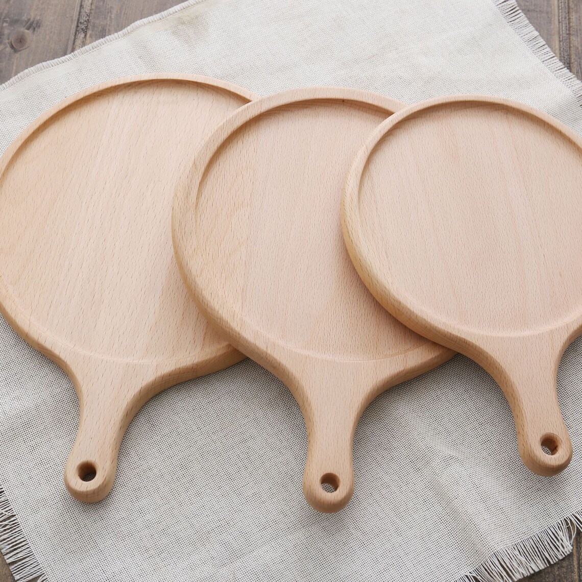 Handcrafted Customized Wood Pizza Holder Pan Pizza Peel in - Etsy
