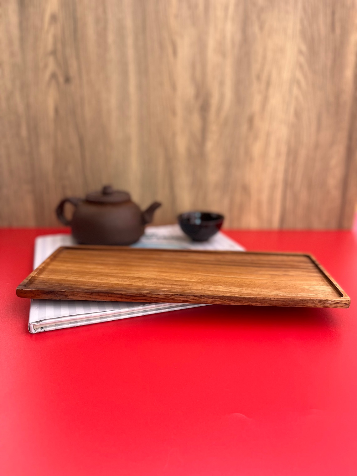 Handmade Wood Rectangle Food Tray - Etsy