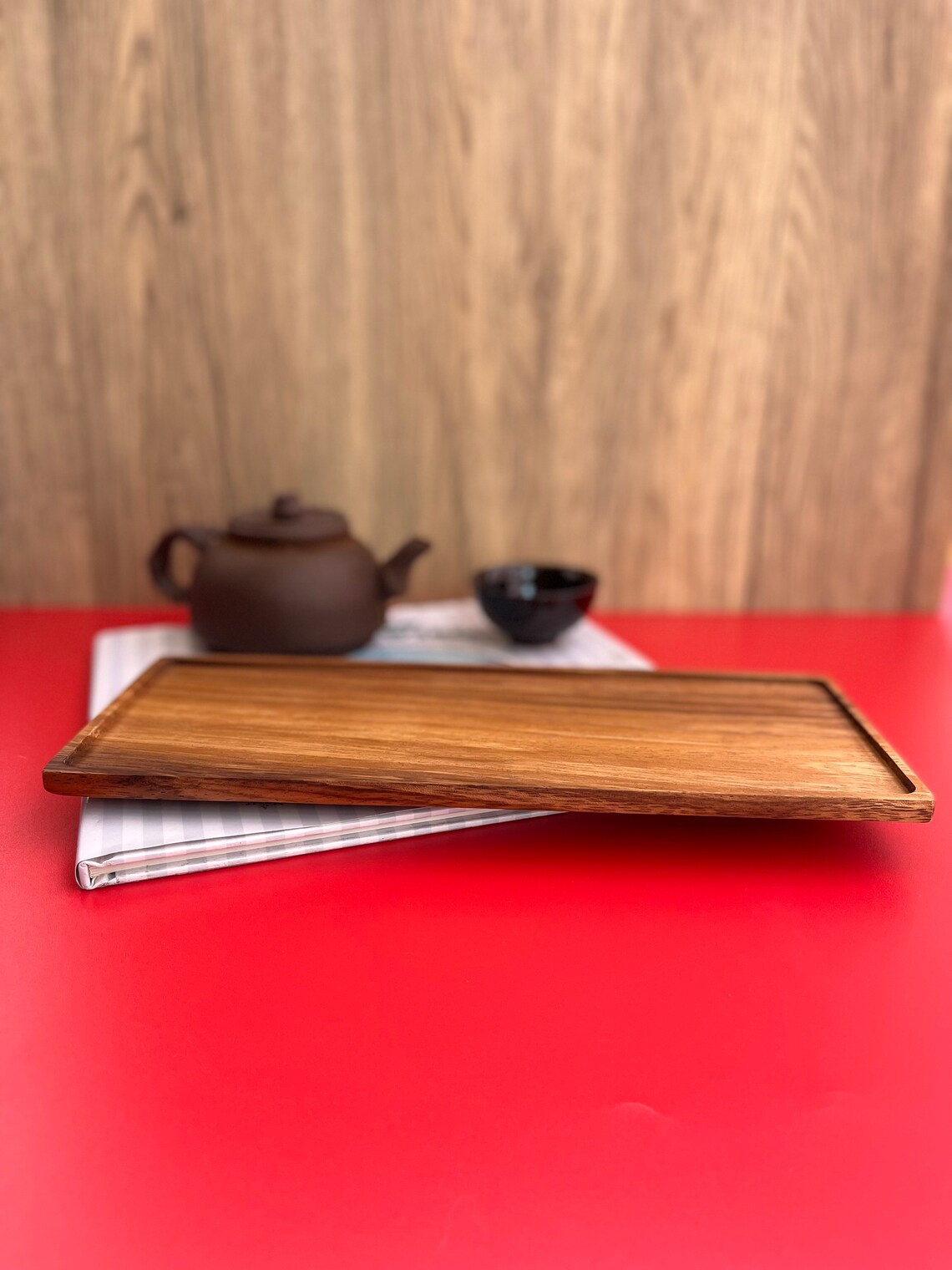 Handmade Wood Rectangle Food Tray - Etsy