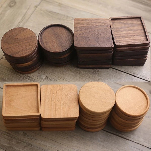 Wood Coasters - Etsy