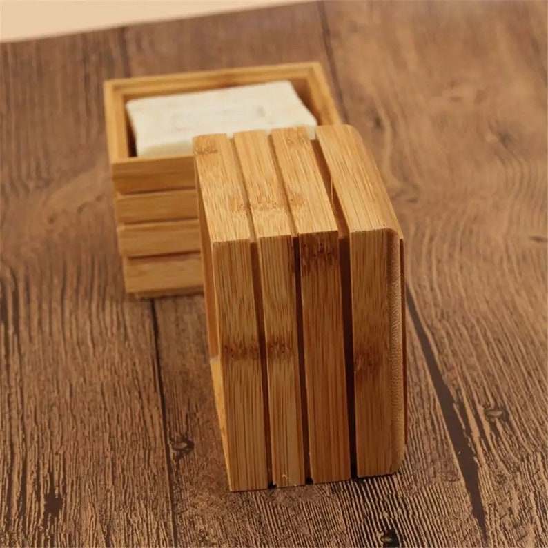 Personalized Vintage Style Bamboo Soap Box - Etsy