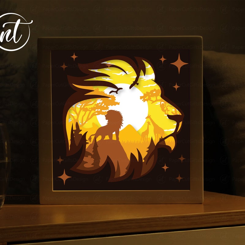 Lion King Shadow Box - Etsy