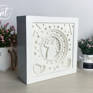 Golf Light Box Template,sports Paper Cut Shadow Box Template - Etsy