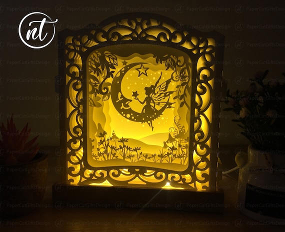 Fairy Moon Pop UP Card 3D Birthday Card Shadowbox Card - Etsy