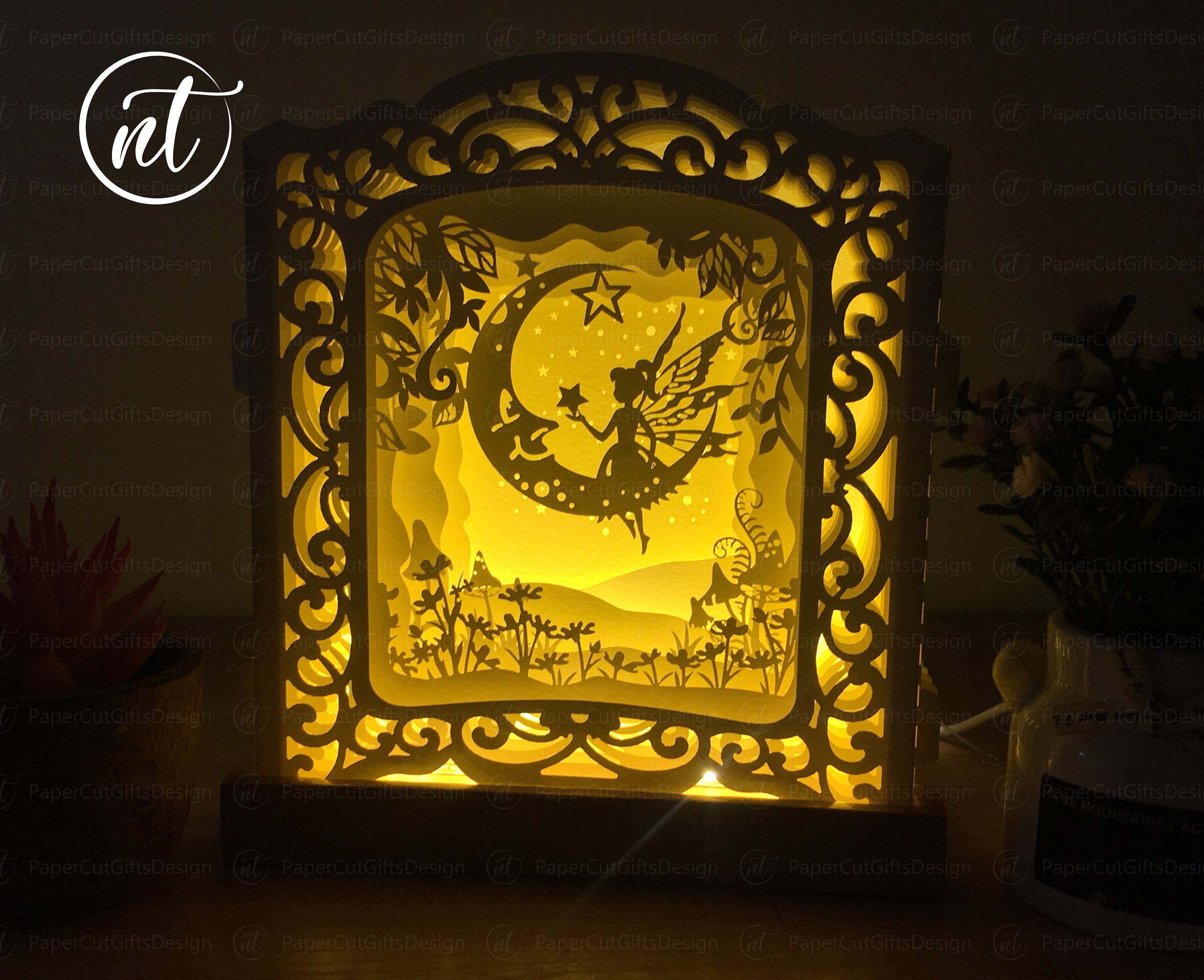 Fairy Moon Pop UP Card 3D Birthday Card Shadowbox Card - Etsy