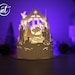 Paper Lantern Nativity of Jesus Paper Cut Lamp for Christmas Christmas ...