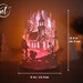 Christmas Paper Lantern SVG Template: Holiday Papercut Lamp (digital ...