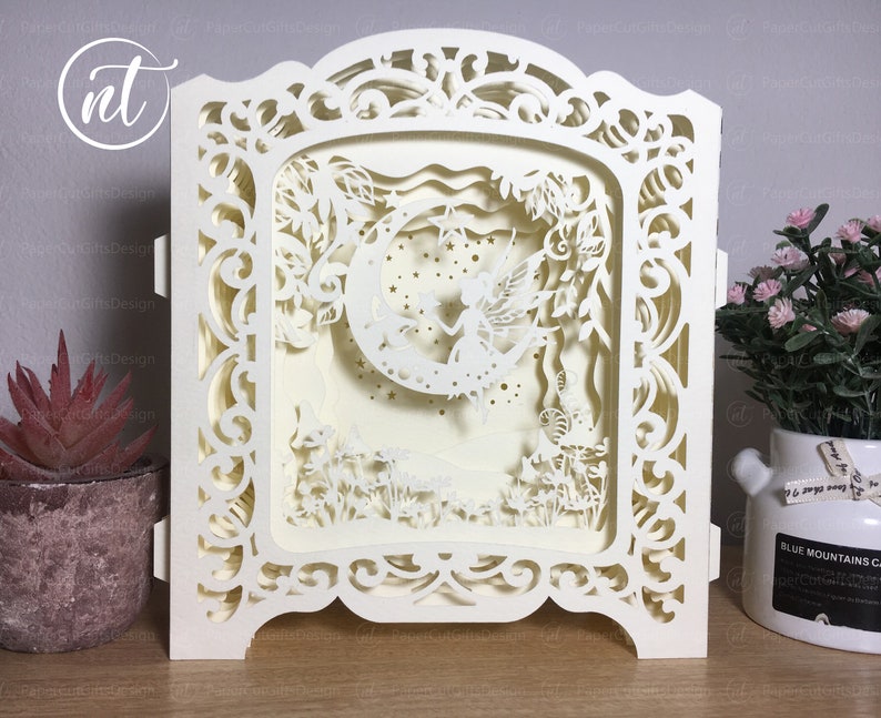 Fairy Moon Pop UP Card 3D Birthday Card Shadowbox Card - Etsy