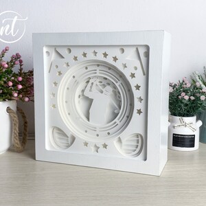 Golf Light Box Template,sports Paper Cut Shadow Box Template - Etsy