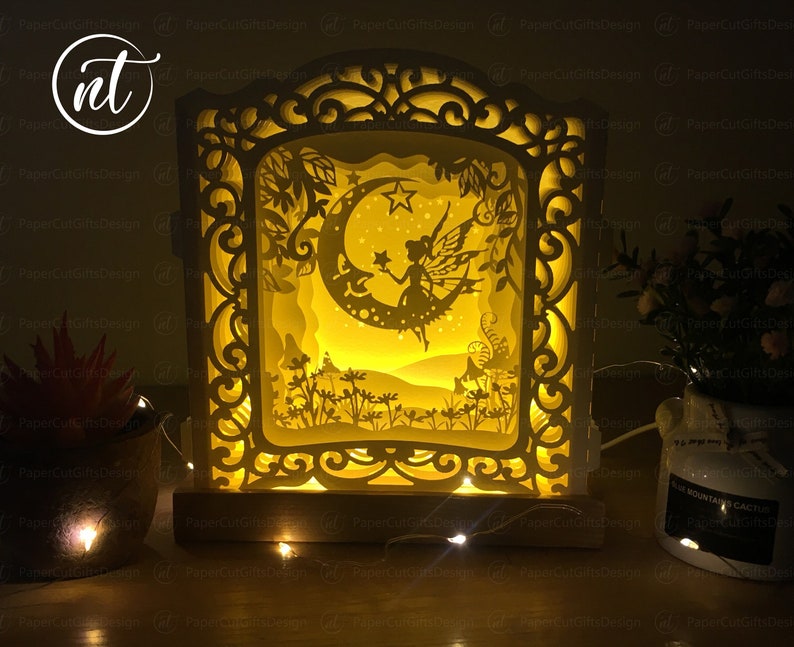 Fairy Moon Pop UP Card 3D Birthday Card Shadowbox Card - Etsy