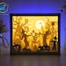 Halloween Dance Lightbox Template, Shadow Box, Paper Cut Shadow Box ...