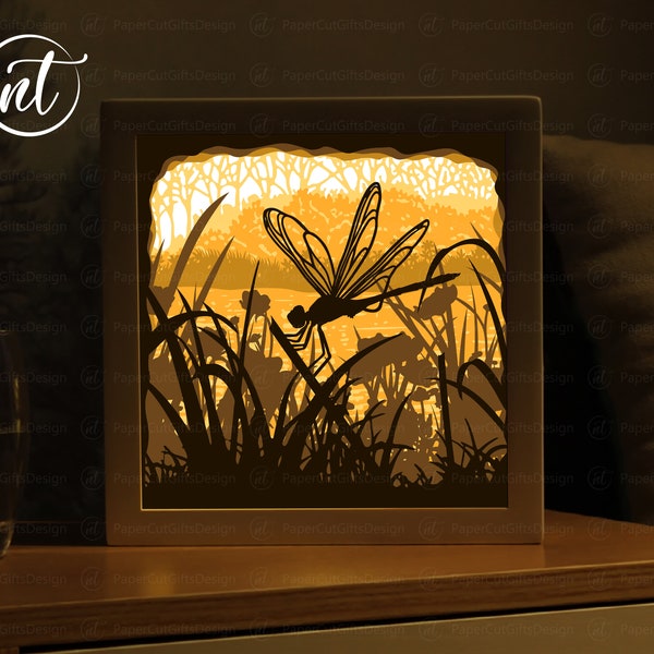 Dragonfly Shadow Box - Etsy