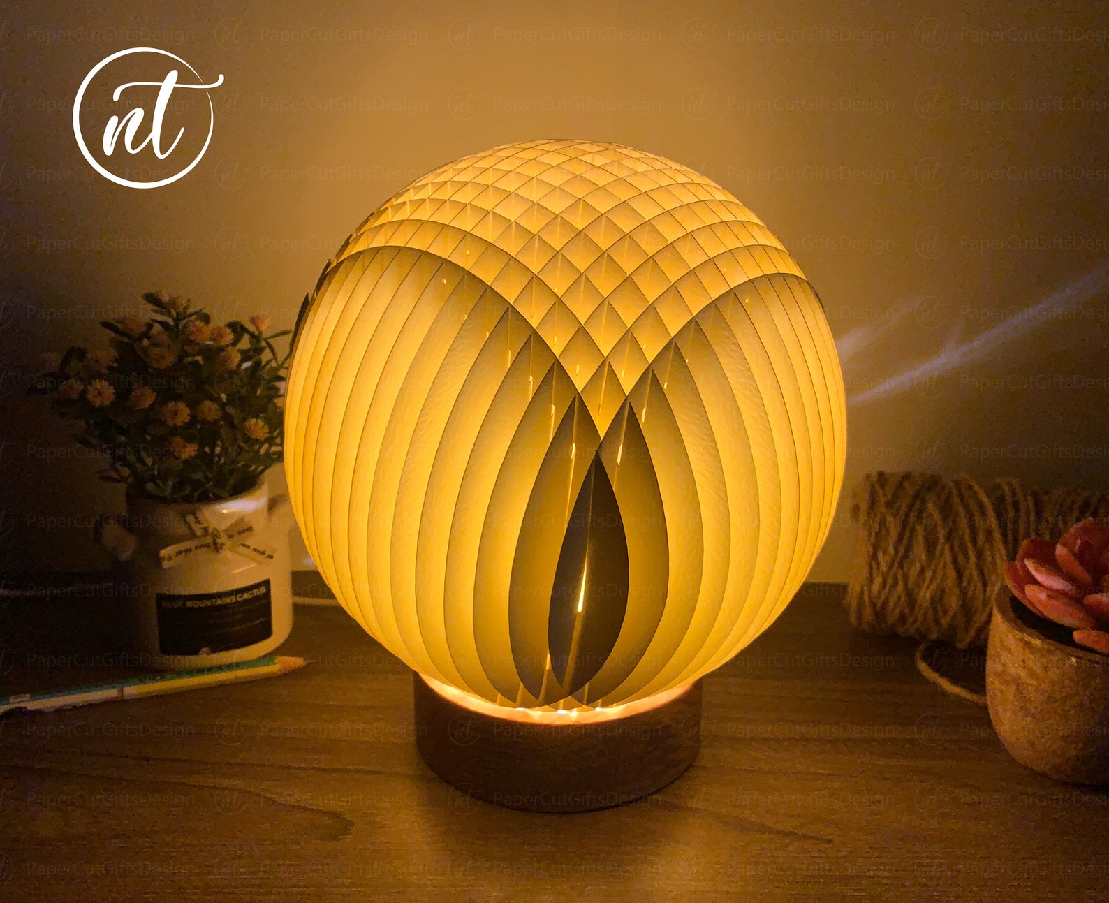 Love Dog Sphere 3D Pop-up SVG Files Paper Crafts DIY Fairy | Etsy