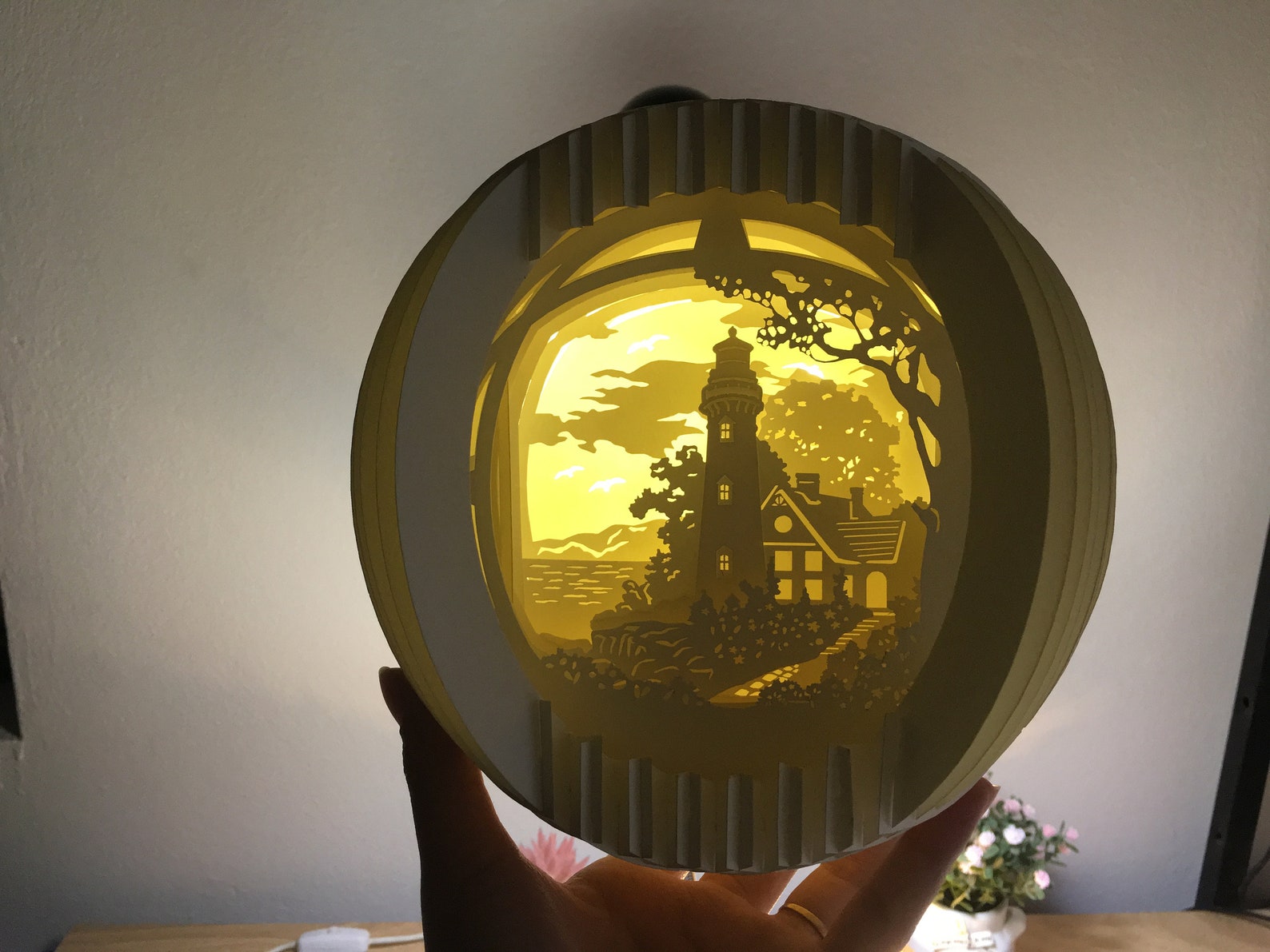 Lighthouse Sphere Pop-up Lights Night Light Lamp - Etsy