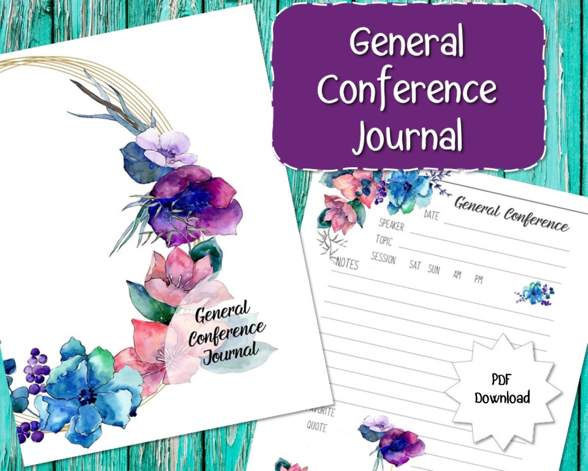 Buy General Conference Journal and Notebook LDS Women Journal LDS ...