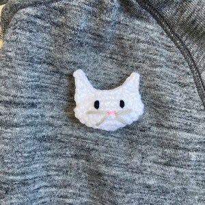 Handmade Yarn Cat Pin Kitten Pin Gift for Cat Lover Crochet Pin - Etsy