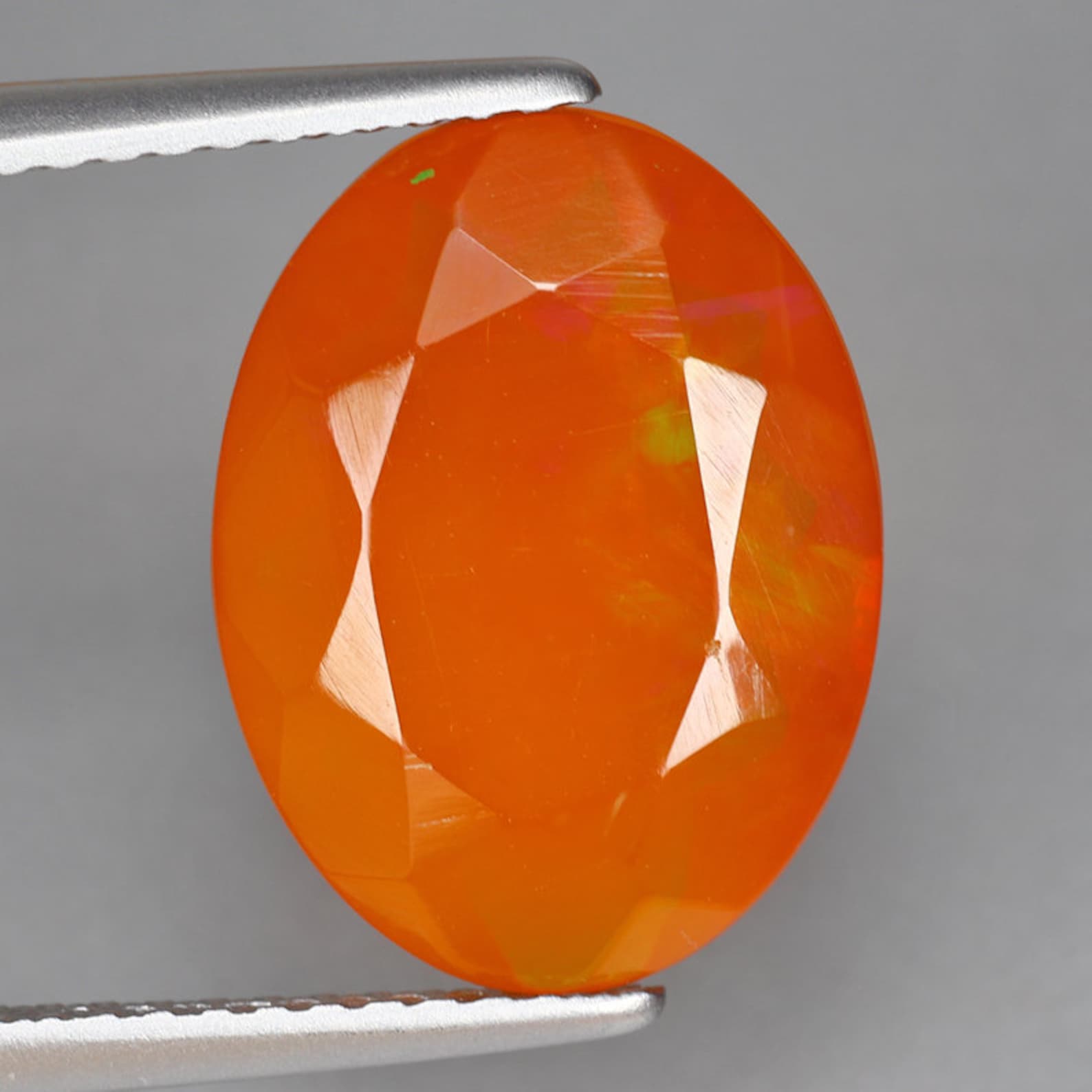 Natural Loose Fire Opal Orange Oval Shape 2.65 cts | Etsy