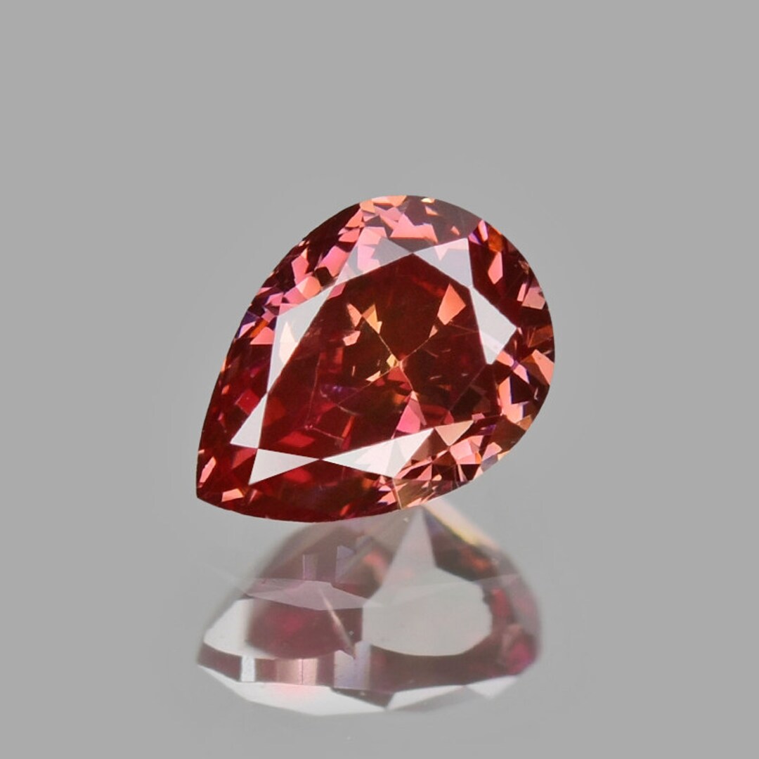 Purple Pink Diamond Pear Cut Diamond Natural Diamond - Etsy