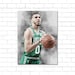 Jayson Tatum, Canvas Frame, Kids Wall Decor, Basketball Fan, Man Cave ...