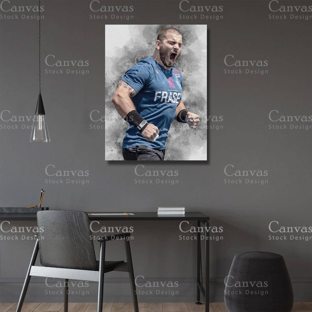 Mat Fraser Poster, Crossfit Games Canvas Frame, Kids Wall Decor, Man ...