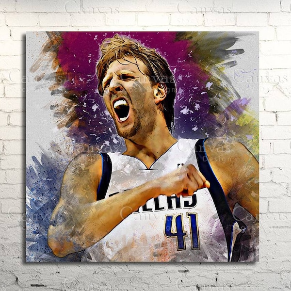Dirk Nowitzki Poster - Etsy