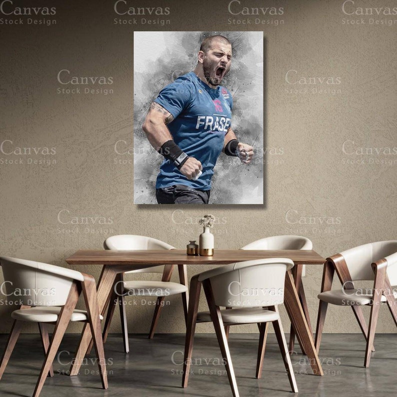 Mat Fraser Poster, Crossfit Games Canvas Frame, Kids Wall Decor, Man ...