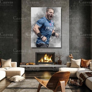 Mat Fraser Poster, Crossfit Games Canvas Frame, Kids Wall Decor, Man ...