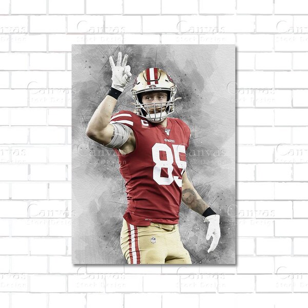 George Kittle Poster - Etsy