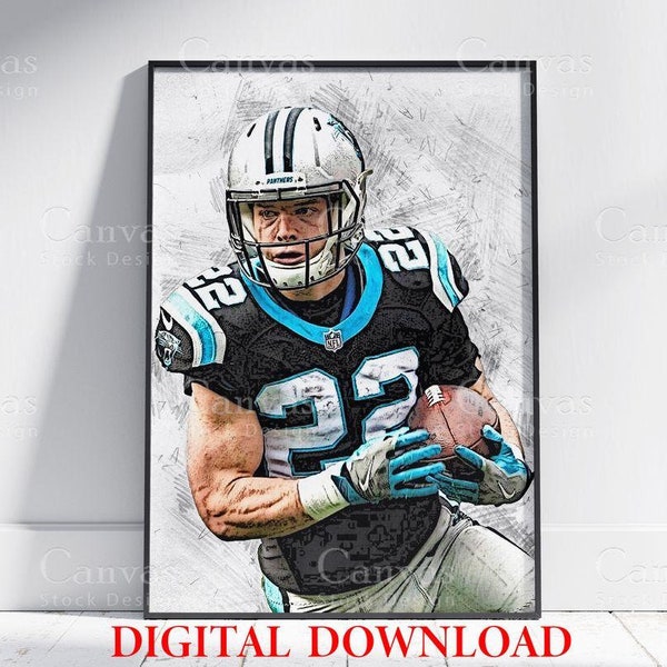 Christian Mccaffrey 49ers Poster - Etsy