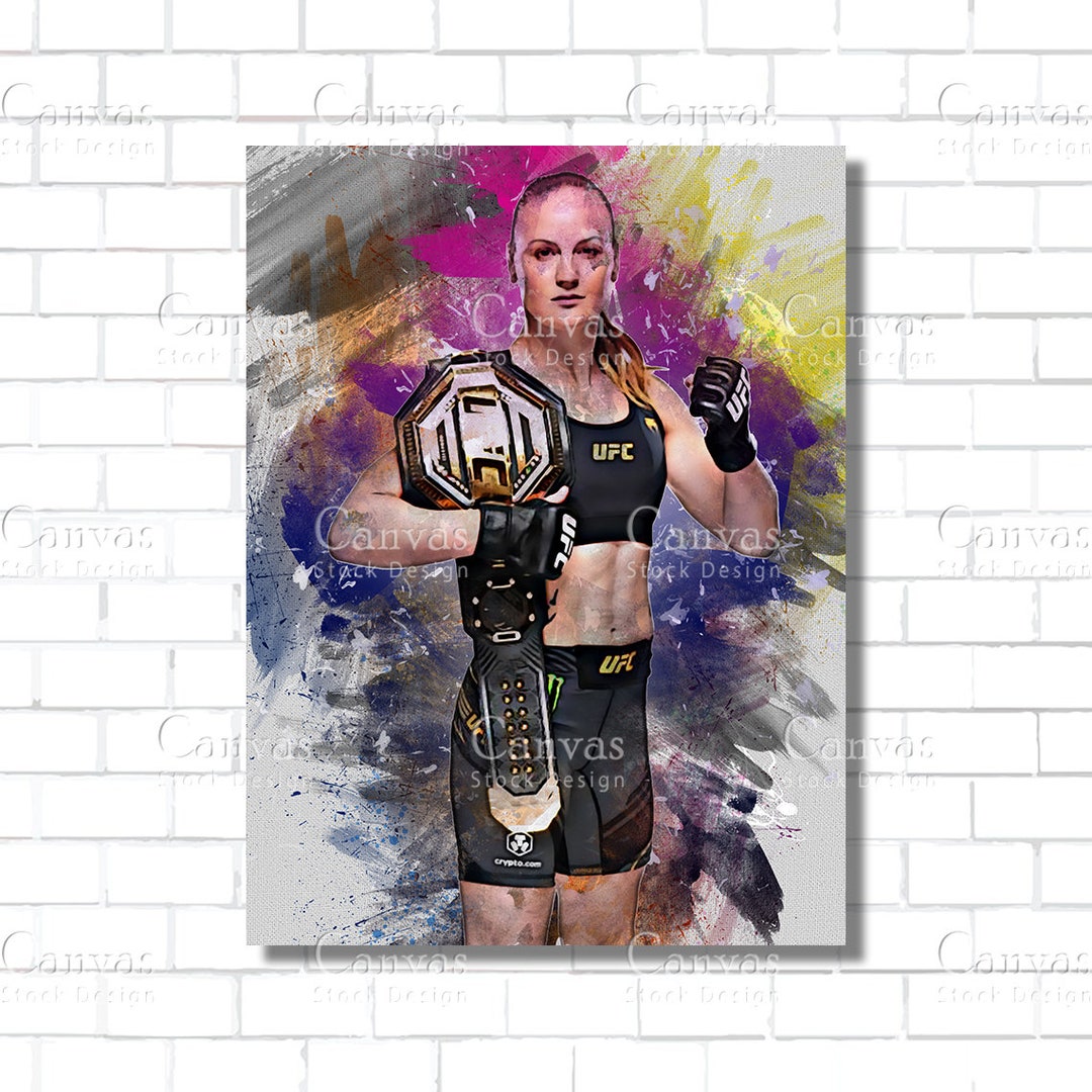 Valentina Shevchenko, UFC MMA Poster, Canvas Frame, Kids Wall Decor ...