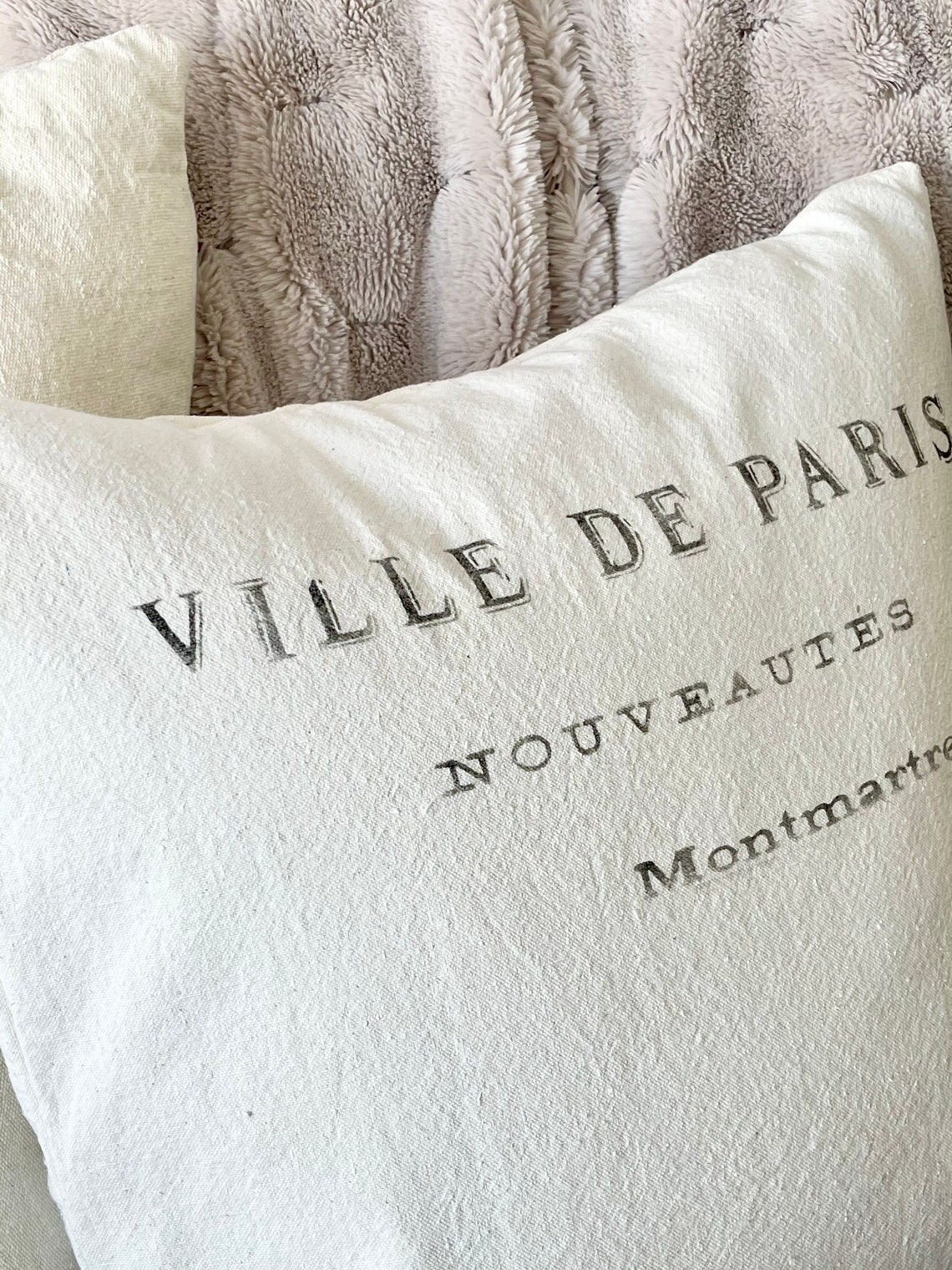 French Country Pillow Cover Farmhouse Cottage Chic Shabby | Etsy