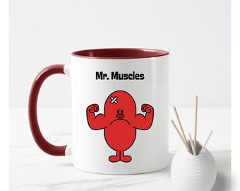 Muscle Man Mug - Etsy UK