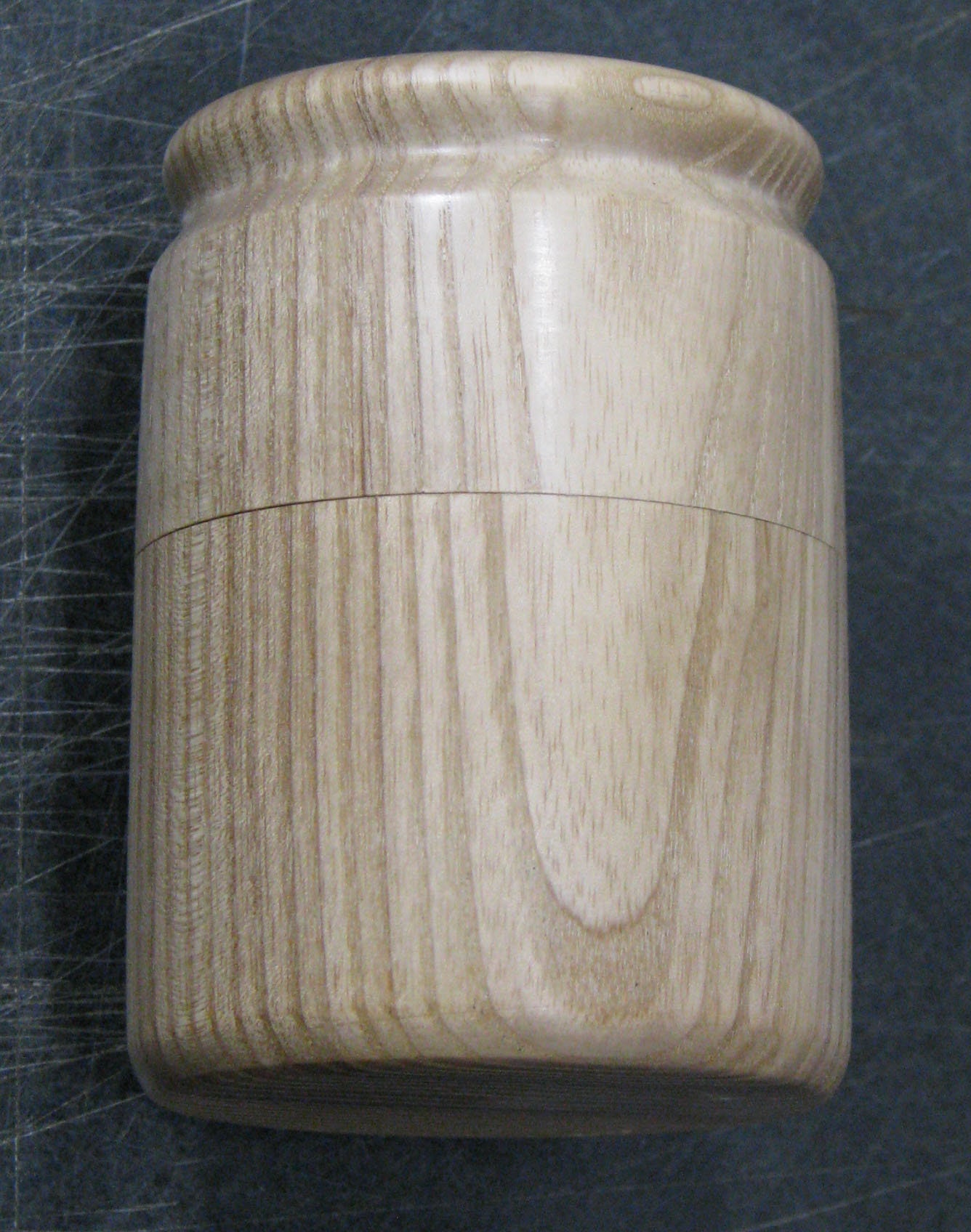 Turned Wood Box of White Ash - Etsy