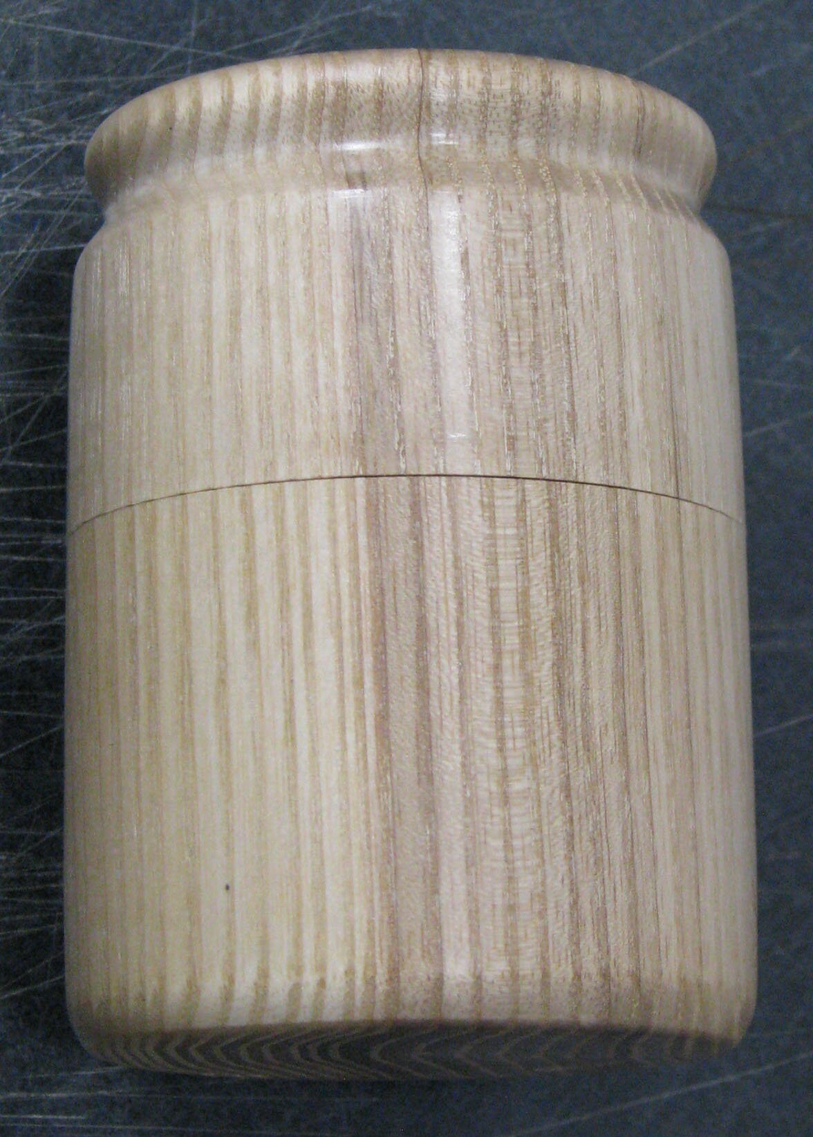 Turned Wood Box of White Ash - Etsy