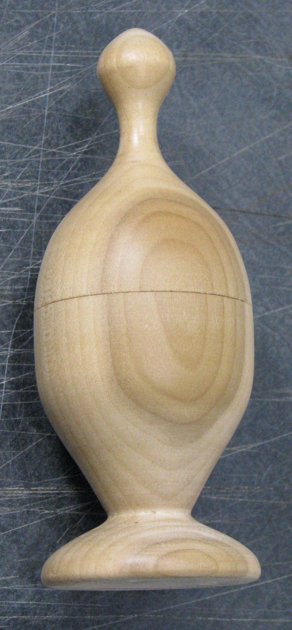 Turned Wood Box of White Ash (3) - Etsy