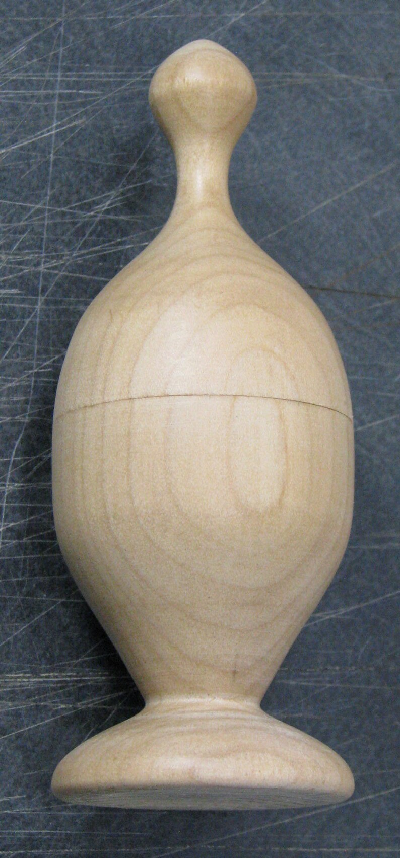 Turned Wood Box of White Ash (3) - Etsy