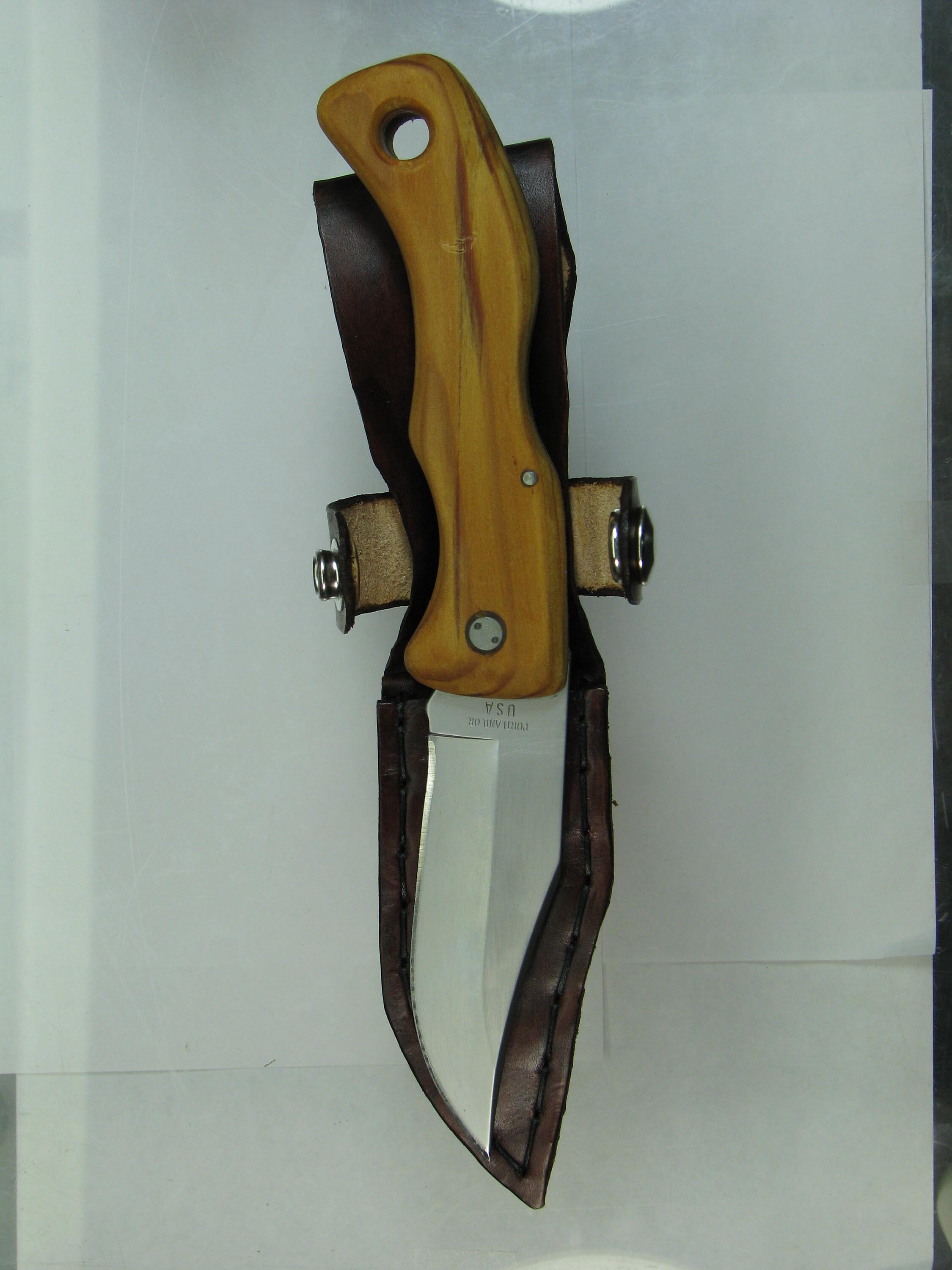 Sheath Knife (with a Gerber Steel Blade). - Etsy
