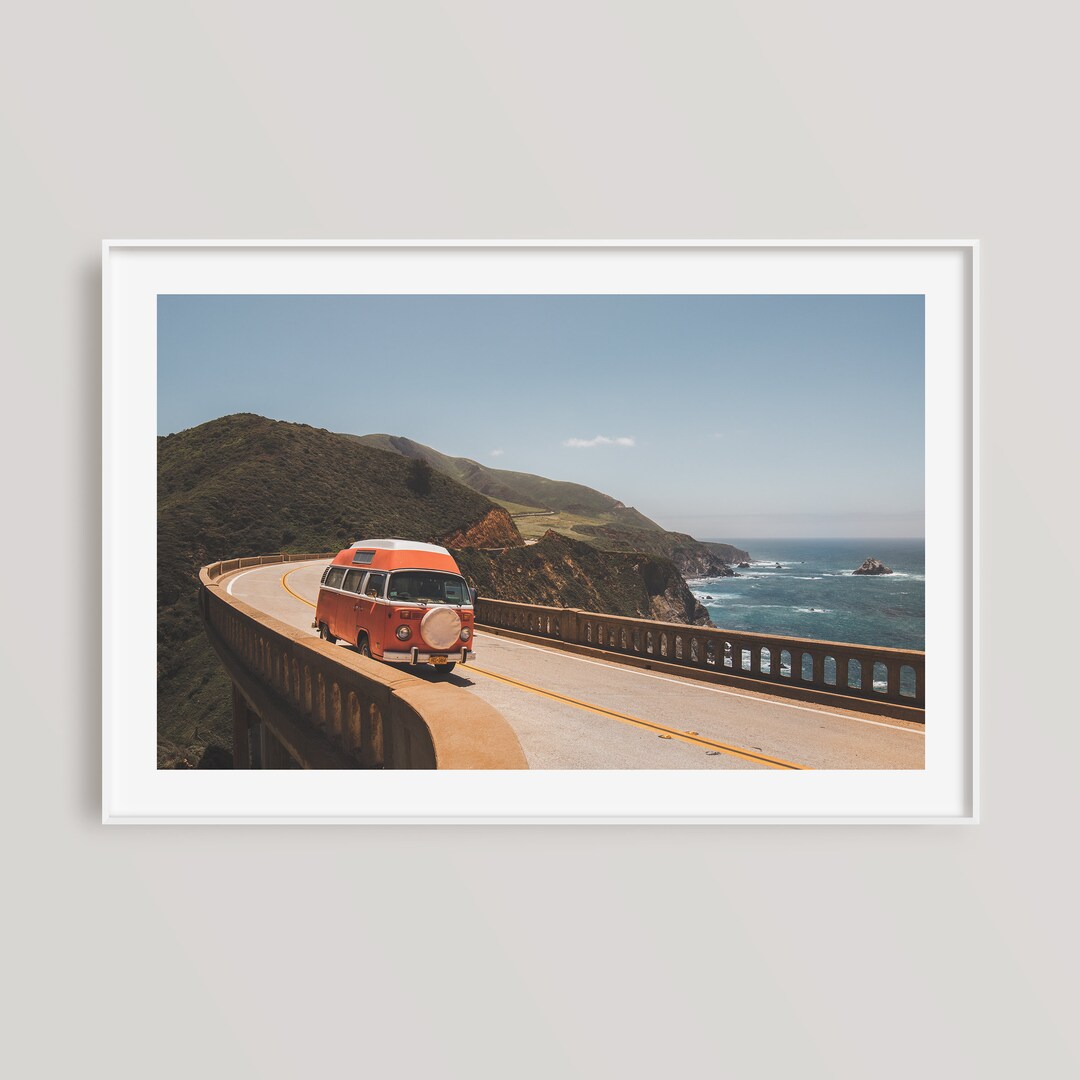 Bixby Bridge Bus • Big Sur • Giclée Fine Art Archival Print ...