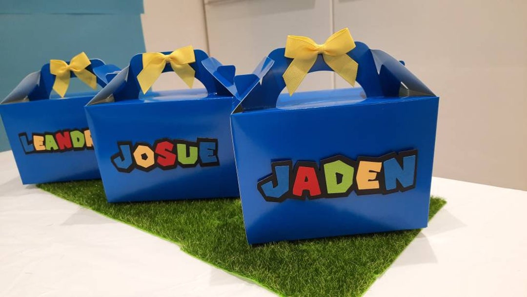 Super Mario Personalised Party Box. - Etsy
