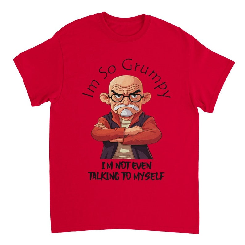 Grumpy Old Man T-shirt: Funny Cartoon Dad Gift - Etsy Australia