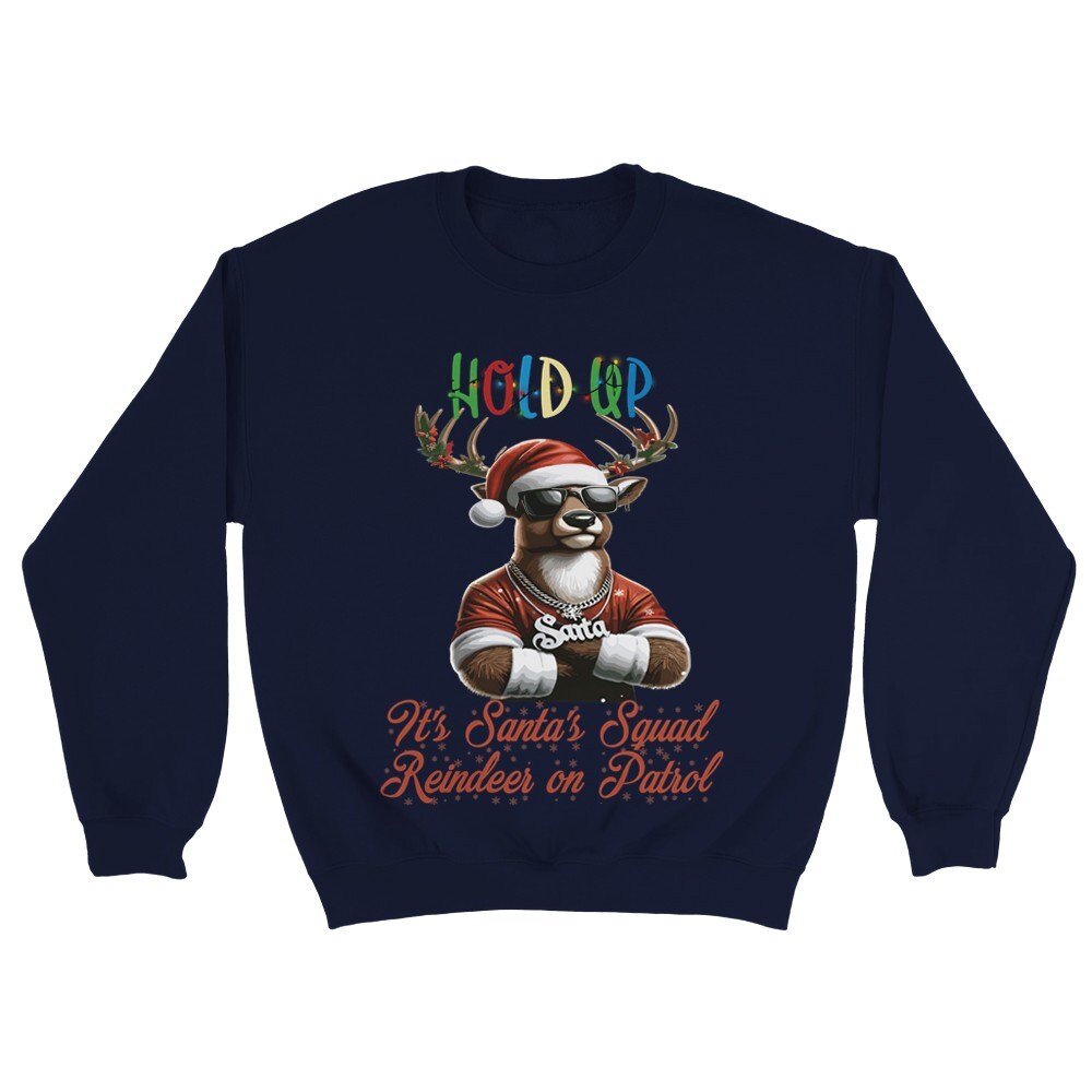 Santa Squad Security Team: Ultimate Reindeer Guard Christmas Unisex ...