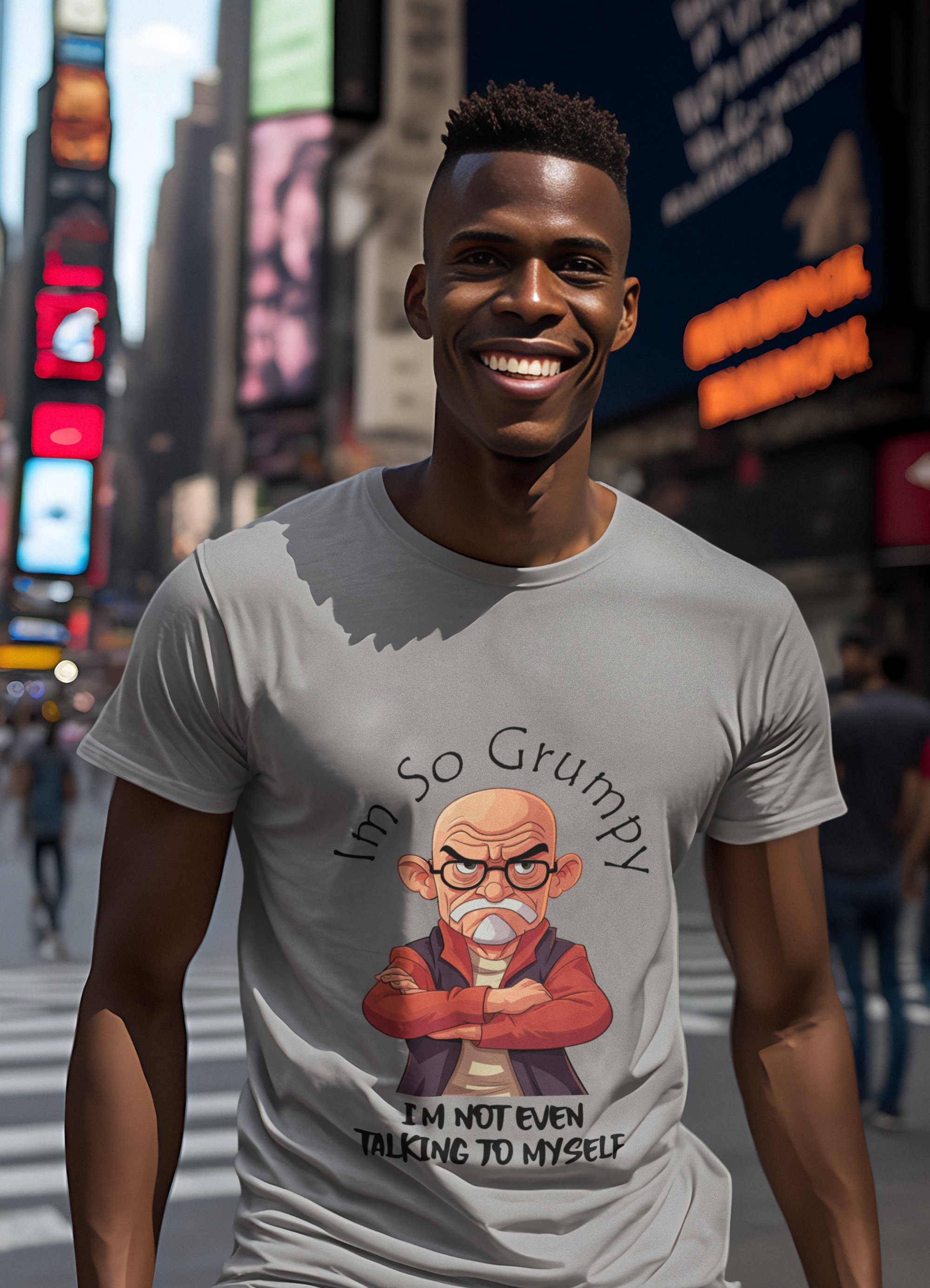 Mens I'm so Grumpy Novelty T-shirt, Dad Old Man Shirt, Father's Day ...