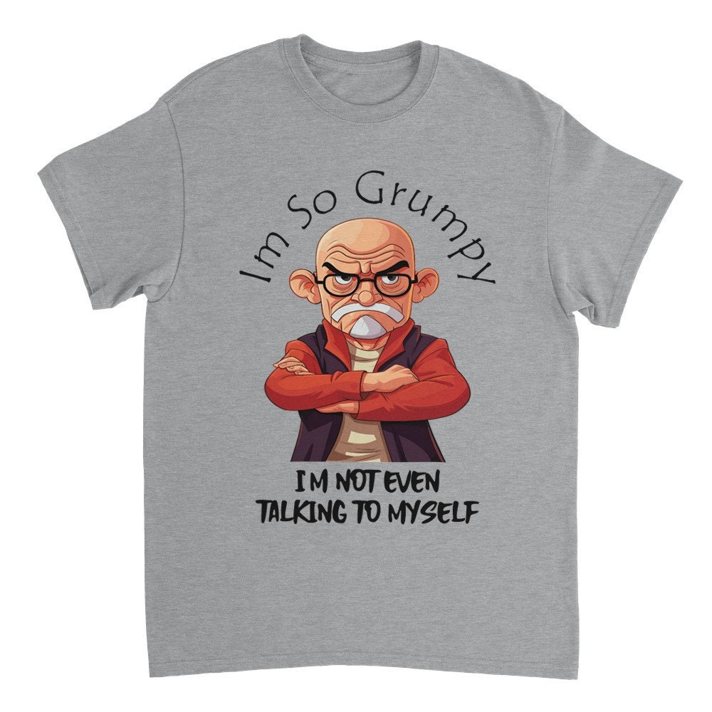 Mens I'm so Grumpy Novelty T-shirt, Dad Old Man Shirt, Father's Day ...