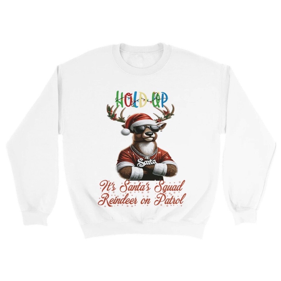 Santa Squad Security Team: Ultimate Reindeer Guard Christmas Unisex ...